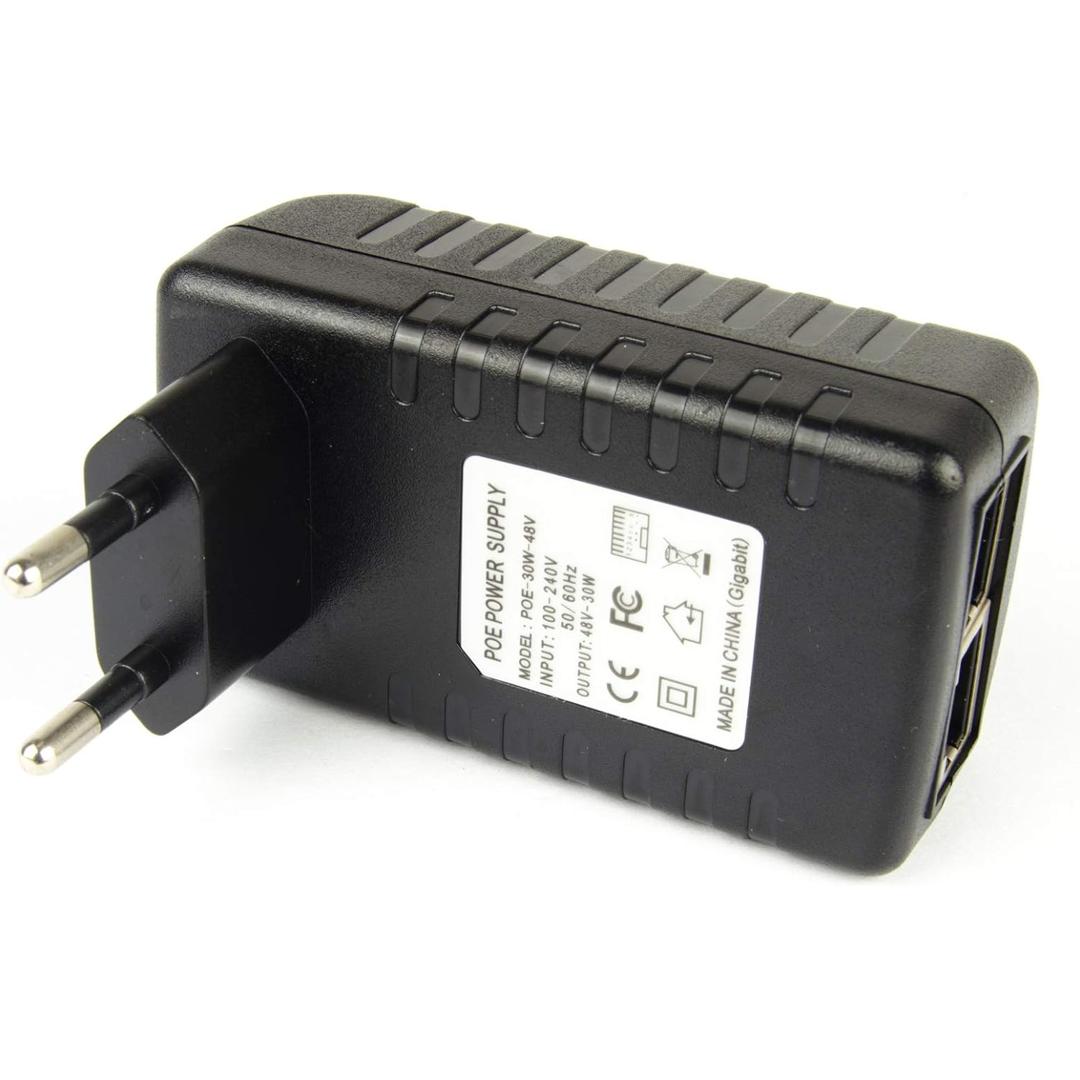 DSLRKIT Gigabit 48V 30watt PoE Injector Adapter Power Over Ethernet 802 ...