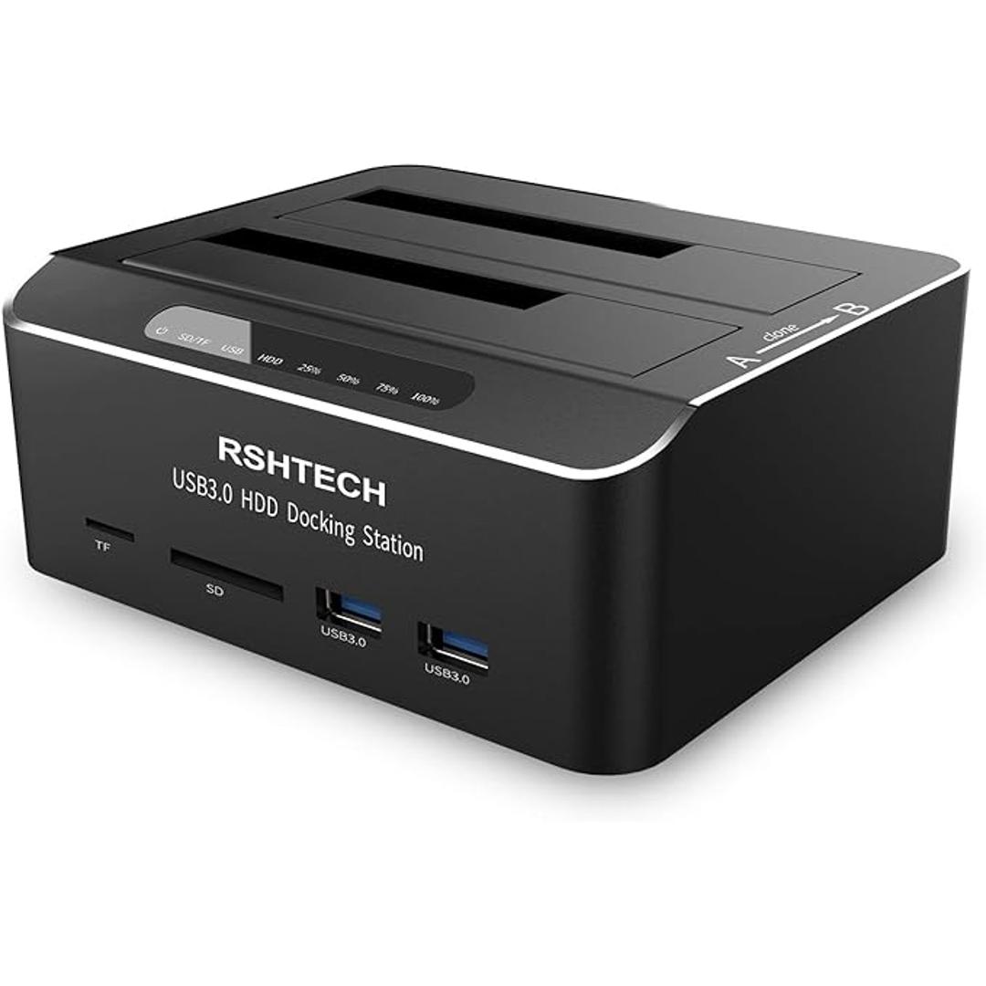 Dualschacht Festplatten Dockingstation,USB 3.0 Aluminium,Karton ...